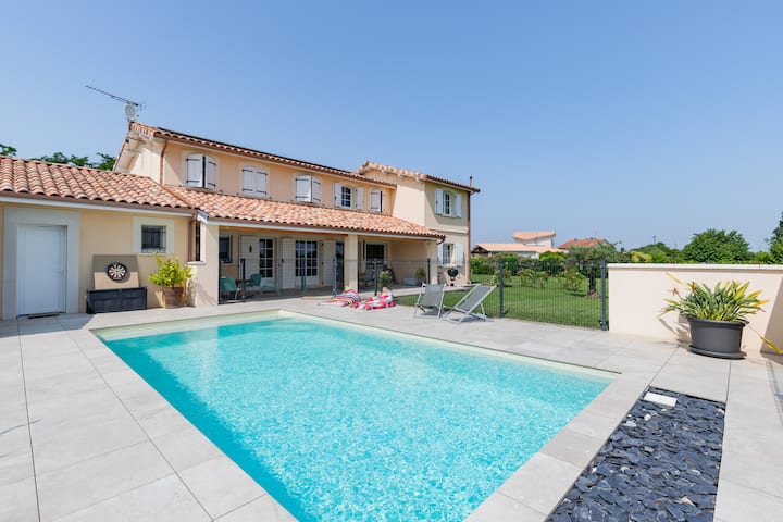 Villa Garden & Pool - Auterive