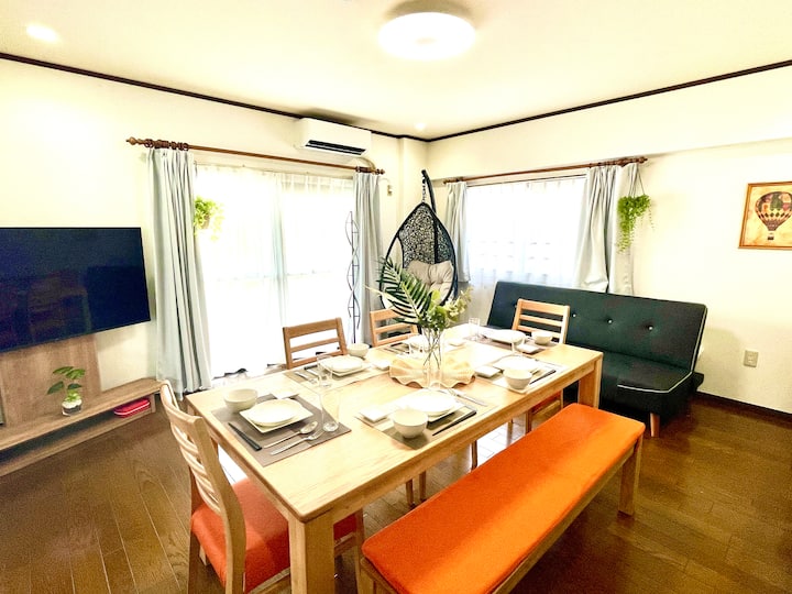 【オープン特価】中心地 81㎡  最大7人/5ベッド/7f/2ldk - Sasebo