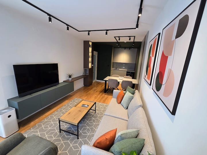 1br - 1000mbps Wifi - Free Garage Parking - Podgorica