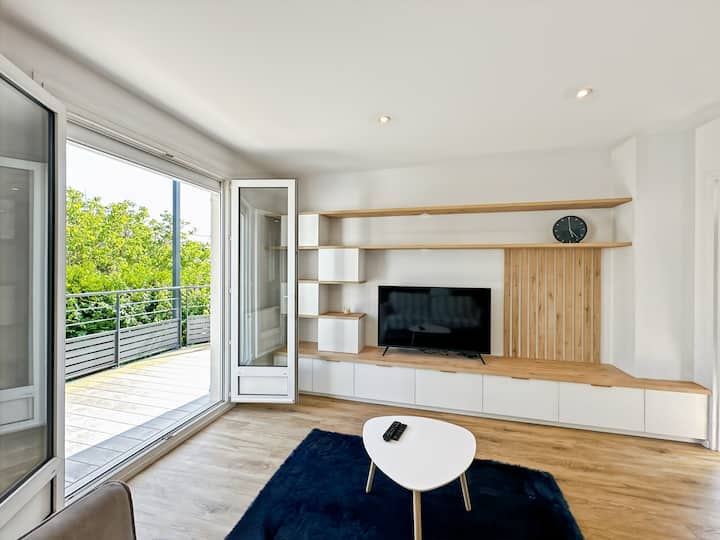 Le Céleste - ÉLégance Raffinée - Terrasse - Plages - Saint-Malo