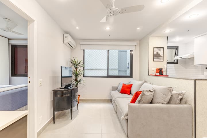 Flat Em Copacabana, Lazer Completo, Perto Da Praia - Copacabana