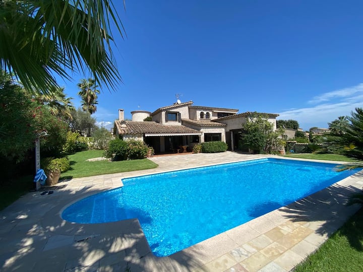 Antibes Maison Familiale Vue Mer & Piscine - Juan les Pins