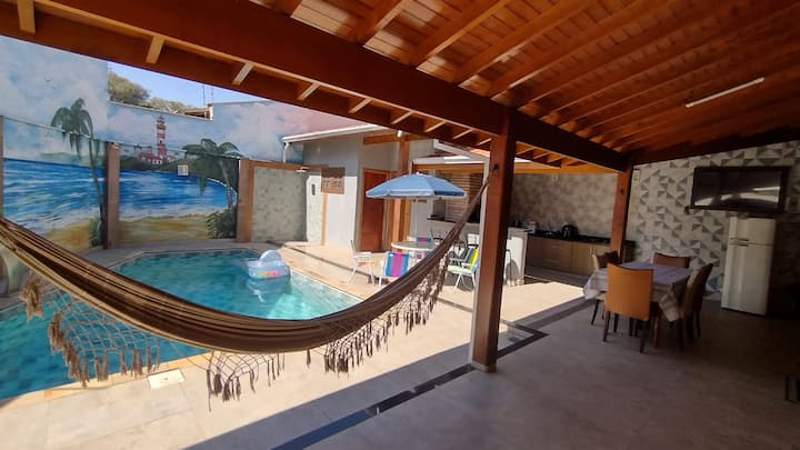Linda Casa à Beira Do Rio Piracicaba | Lareira - Piracicaba