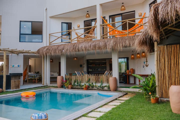 Rústica, Confortável, Piscina Privativa. - Japaratinga