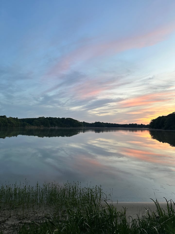 Eastern Shore Beachfront Cottage, Sunset Views! - Betterton Beach, MD