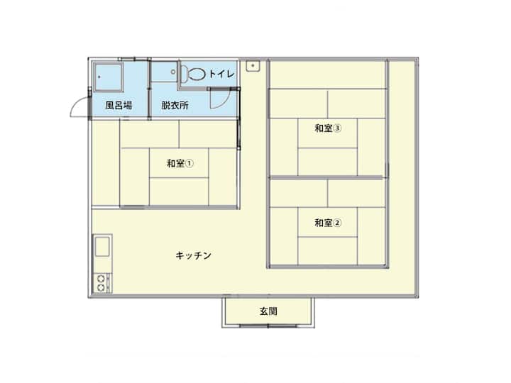 【禁煙】奄美の自然を肌で感じられる一棟貸し宿（1～8名用） - Amami