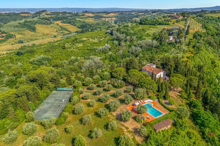 Elegant Tuscan Castle • Pool & Tennis Court - Empoli