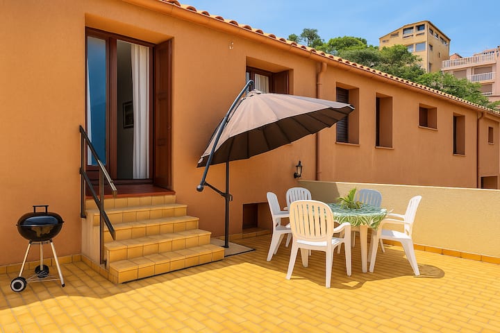 Maria - Appt T4 Central/grande Terrasse/2 Parkings - Banyuls-sur-Mer