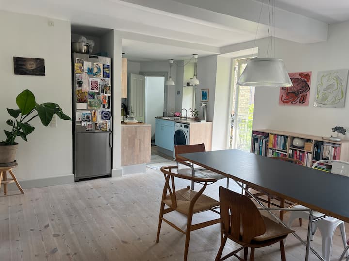 Dejlig Lejlighed Med Stor Altan - Copenhague