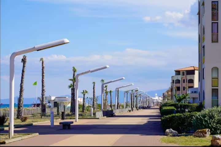 Résidence Front De Mer, Appt 5 Couchages - Leucate
