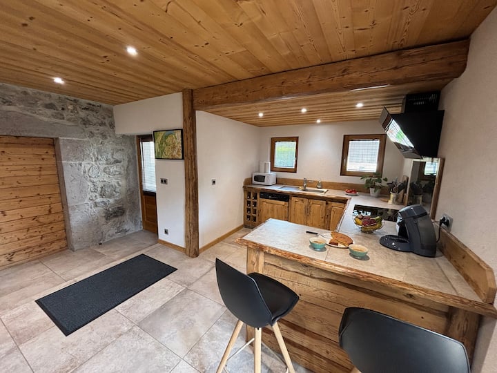 Appartement Cosy - Vue Mont - Blanc - Taninges