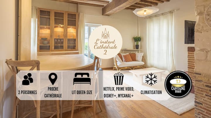 L'instant Cathédrale 2 - Hypercentre - 2 Pers. - Troyes