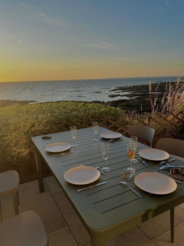 Maison Exceptionnelle Les Pieds Dans L'eau - Préfailles