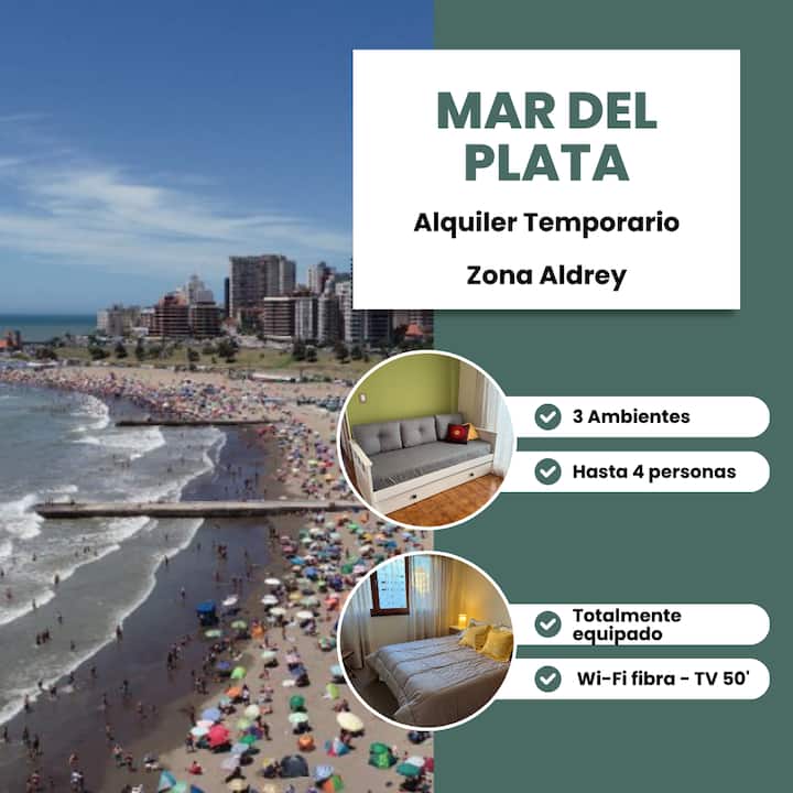 Dpto Cómodo Excelente Ubicación - Mar del Plata