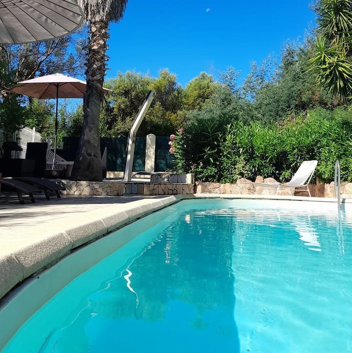 Havre De Paix - T2 Avec Piscine à 10 Min D'ajaccio - Bastelicaccia