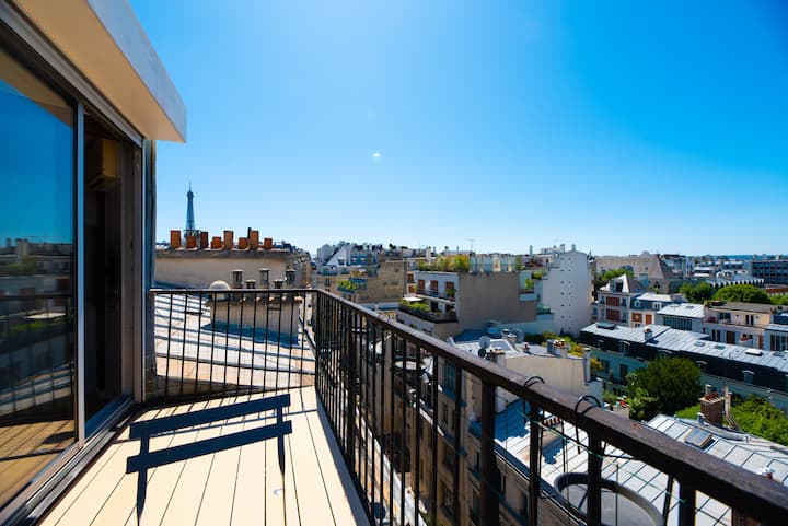 Eiffel Tower View In Paris Xvi, Trocadéro - Paris 7e Arrondissement