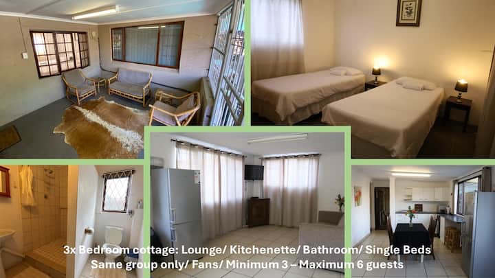 3 Bedroom Cottage
 @ Pleasant Waters Lodge - Durban