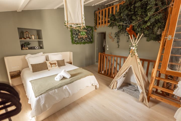 Triplex Jungle Climatisé 4/6 Pers Proche Avignon - Sorgues