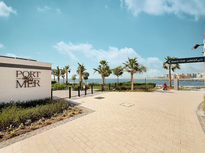 Stylish Apartment | Private Beach | Port De La Mer - Dubai