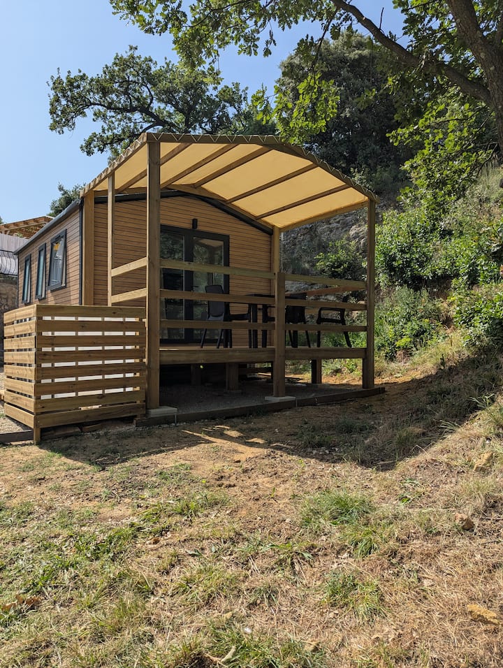 Bungalow Climatisé Avec Piscine - Viviers