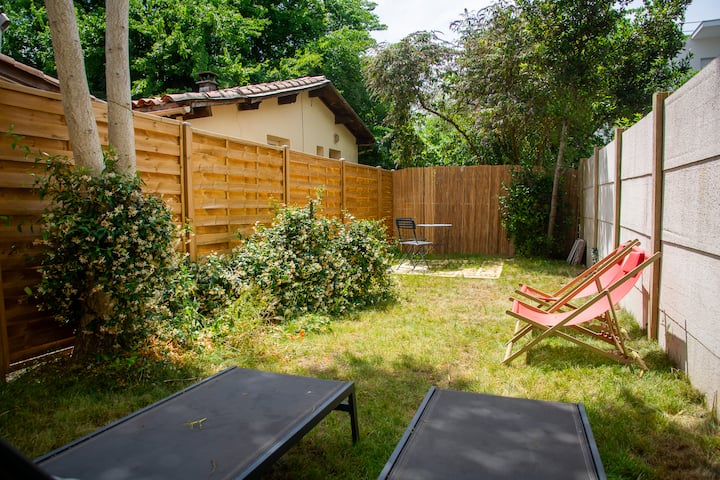 Appartement Cosy Avec Jardin - Talence