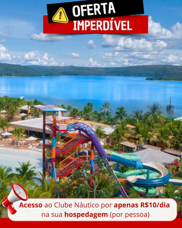 Náutico Flat - Oferta Especial Clube Náutico 302b - Caldas Novas