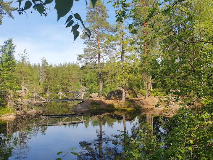 Lomakoti Vesipuisto Serenan Lähellä Korpilammella - 艾斯博