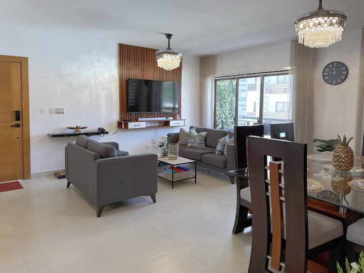 Modern 3br + Pool Near Airport - Punta Cana