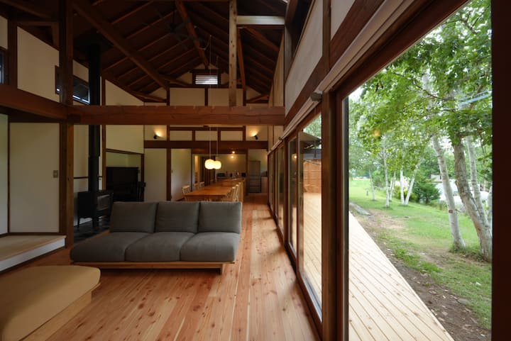 Quiet Private Estate In Birch Forest | Azumino - Azumino