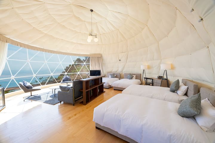 ワン・オーシャンドーム / 大切なペットと一緒に泊まれるドックラン付きの【Dome070】 - 福津市