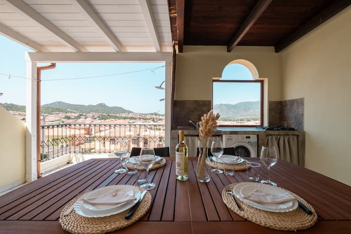 [Panoramic View] Moderno Con Terrazza E Piscina - Villasimius