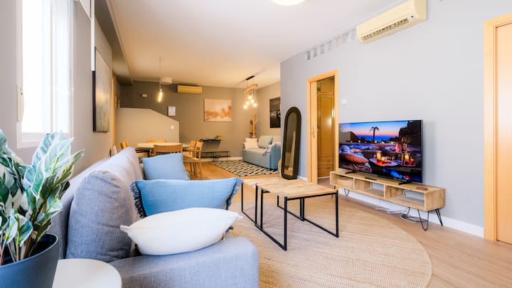 ÁTico Alfonso | Amplio Céntrico Renovado | 10 Pax - Zaragoza