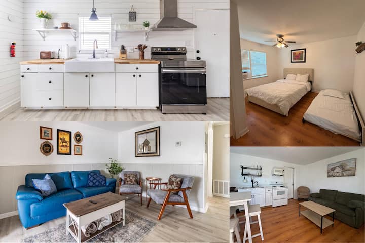 Both Units - Seguin Farmhouse (Sleeps 12, 8 Beds) - Seguin, TX