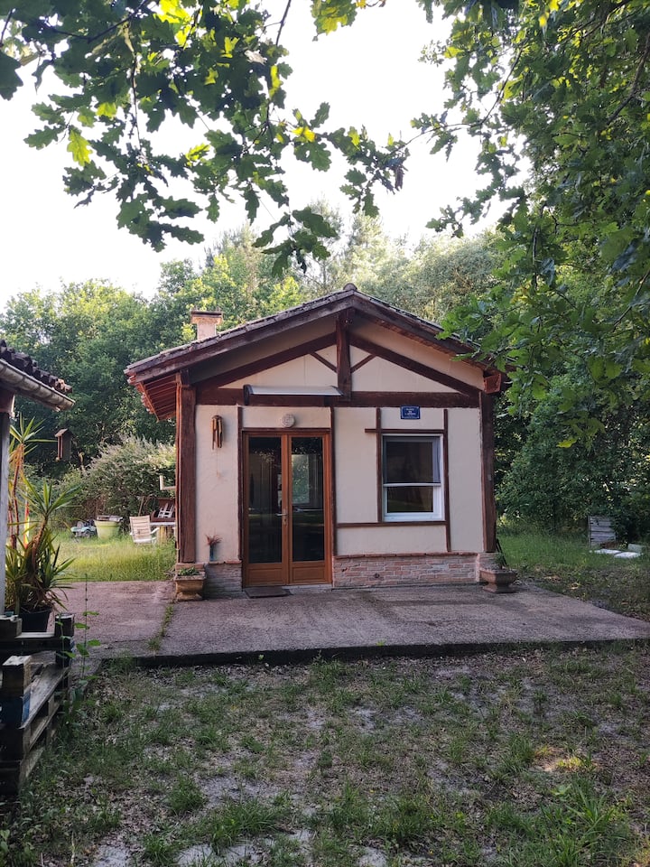 Petite Chalet Dans La Forêt - Landes
