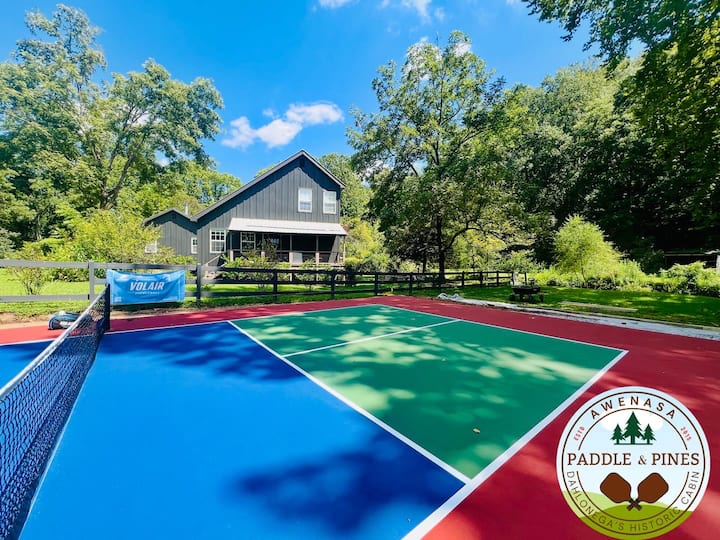 Serene Historic Cabin |Swing|creeks|firepit|court - Dahlonega, GA