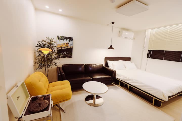 한티역 도보5분/대치학원가/발마사지기/대치/강남/선릉/삼성/무료주차/투룸/합법숙소 - Seoul