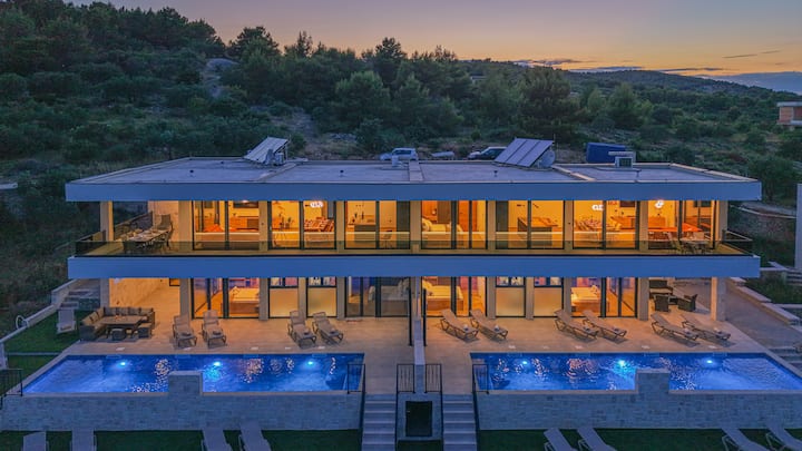 Villa Aliara Panorama 2 With Pool And Amazing View - Vodice