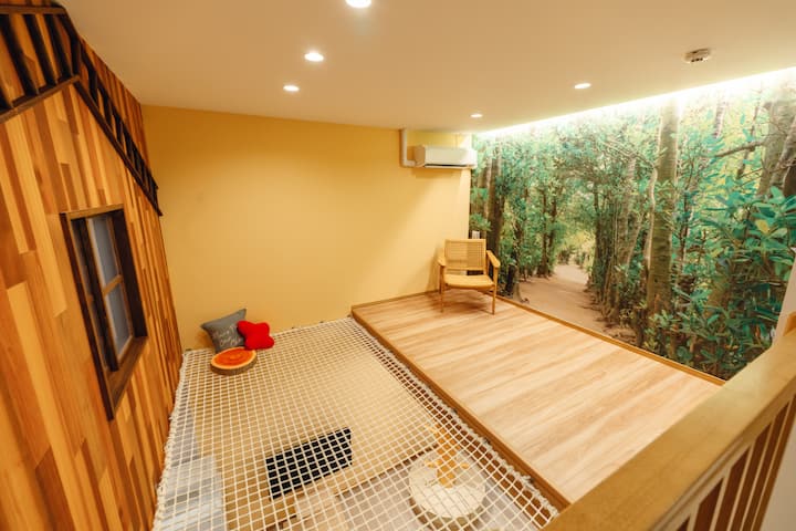 【 Yr Treehouse Kumamoto】1号室 熊本駅近&グループや子供も泊まりやすい部屋 - Kumamoto