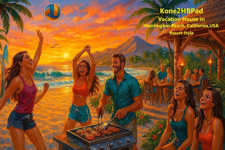 Kone2hbpad-house Hawaiian Style Beach - Huntington Beach, CA