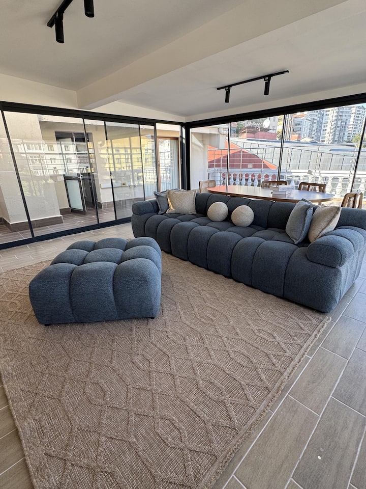 B11 Cam Teras 2 Yatak Odası Merkezi Güvenli Modern - Ankara