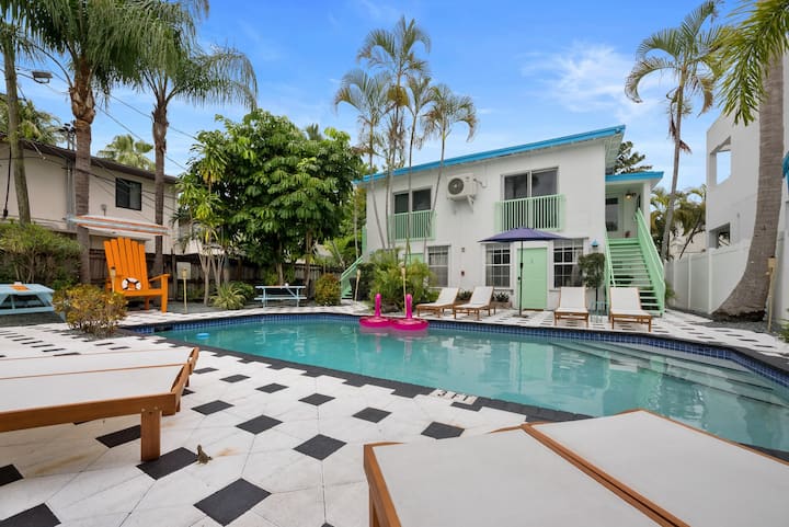 At Mine - Pool Double Suite With Parking - Fort Lauderdale