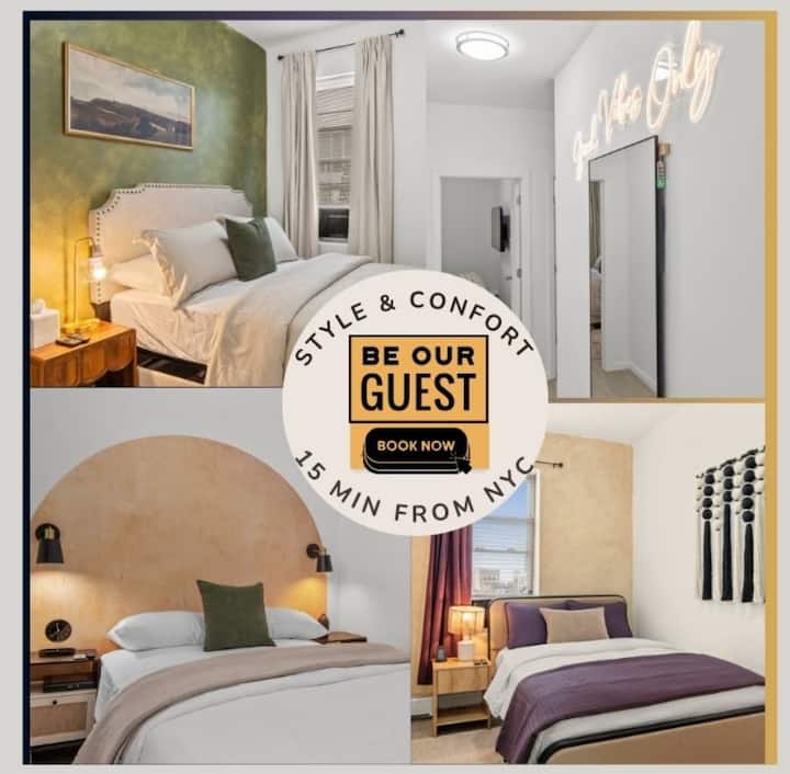 Stylish 3-bedroom Retreat | Near Nyc | Sleeps 6 - West New York, NJ