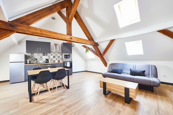 Th•102 - Logement Centre Ville De Thann (1-3 Pers) - Thann