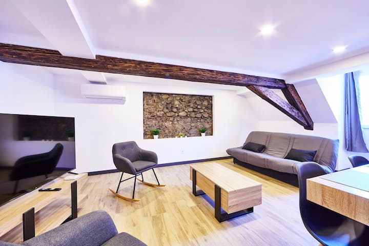 Th•202 Chaleureux 4 Pièces Tout éQuipé 1-7 Pers - Thann