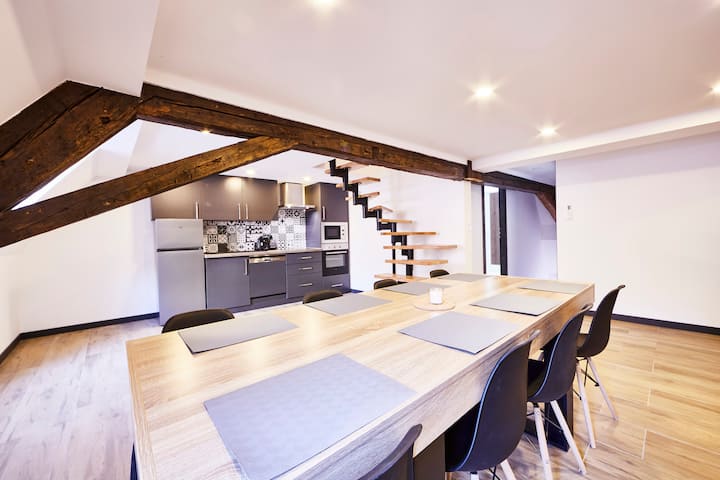 Th•202 - Logement Centre Ville De Thann (1-7 Pers) - Thann