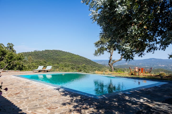 Mas Provençal Piscine Et Tennis - 20 Min St Tropez - La Garde-Freinet