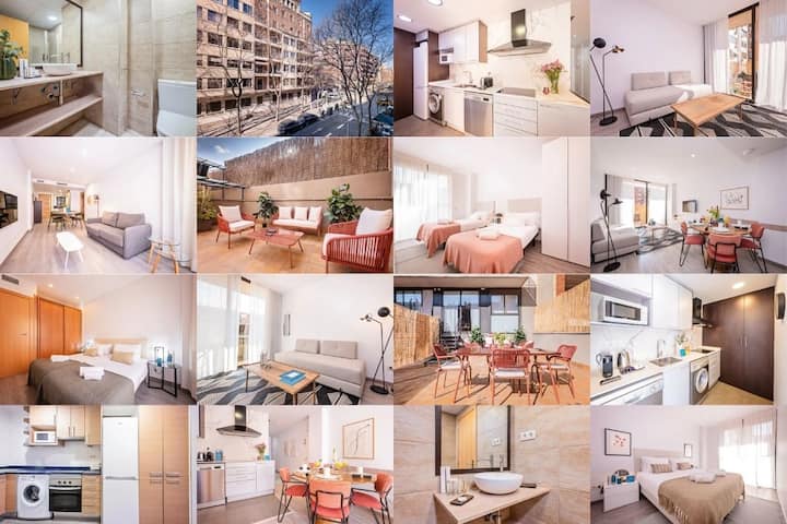 Nice 2-bedroom Groupflat Close To Plaza España 14p - Sant Just Desvern