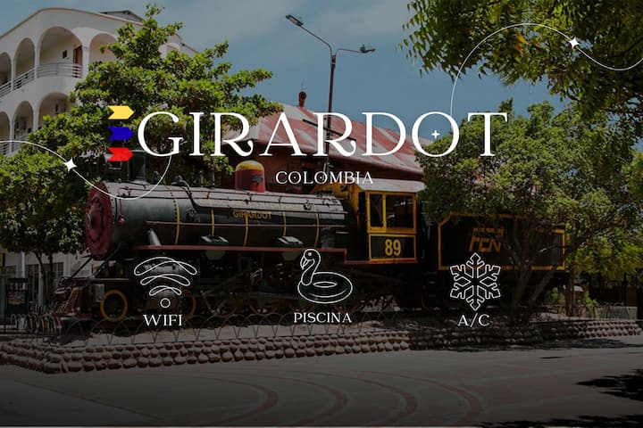 Apt+pool+tv+kitchen+wifi+parking+gym+ac @Girardot - Flandes