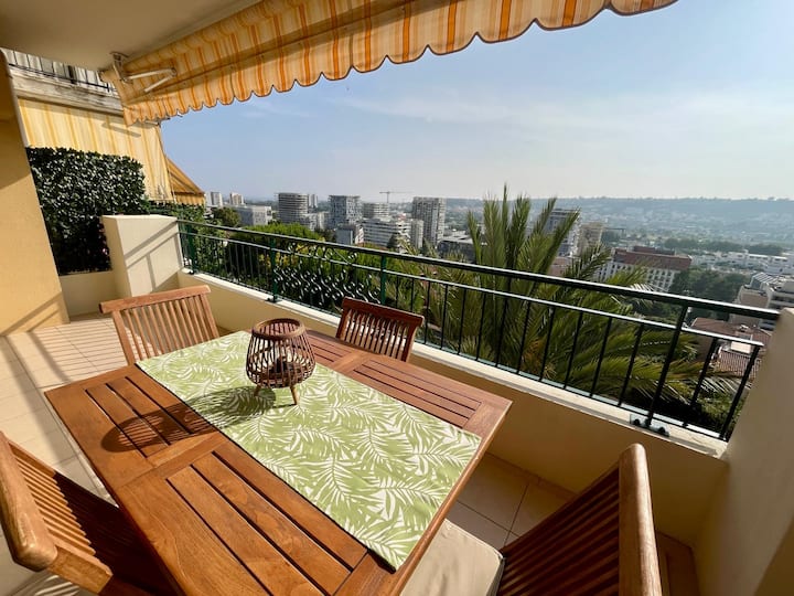 Havre De Paix 3 Pièces Standing - Parc Phœnix - Nice