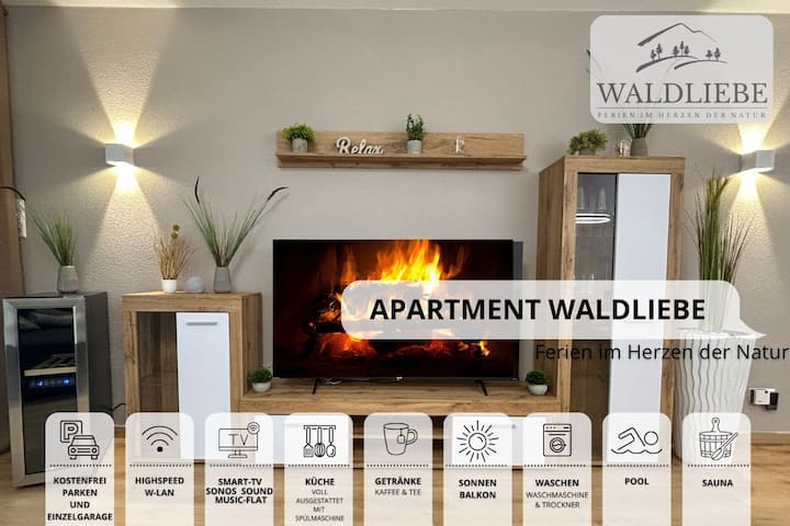 Neu: Apartment Waldliebe Mit Indoor-pool & Sauna - Schonach